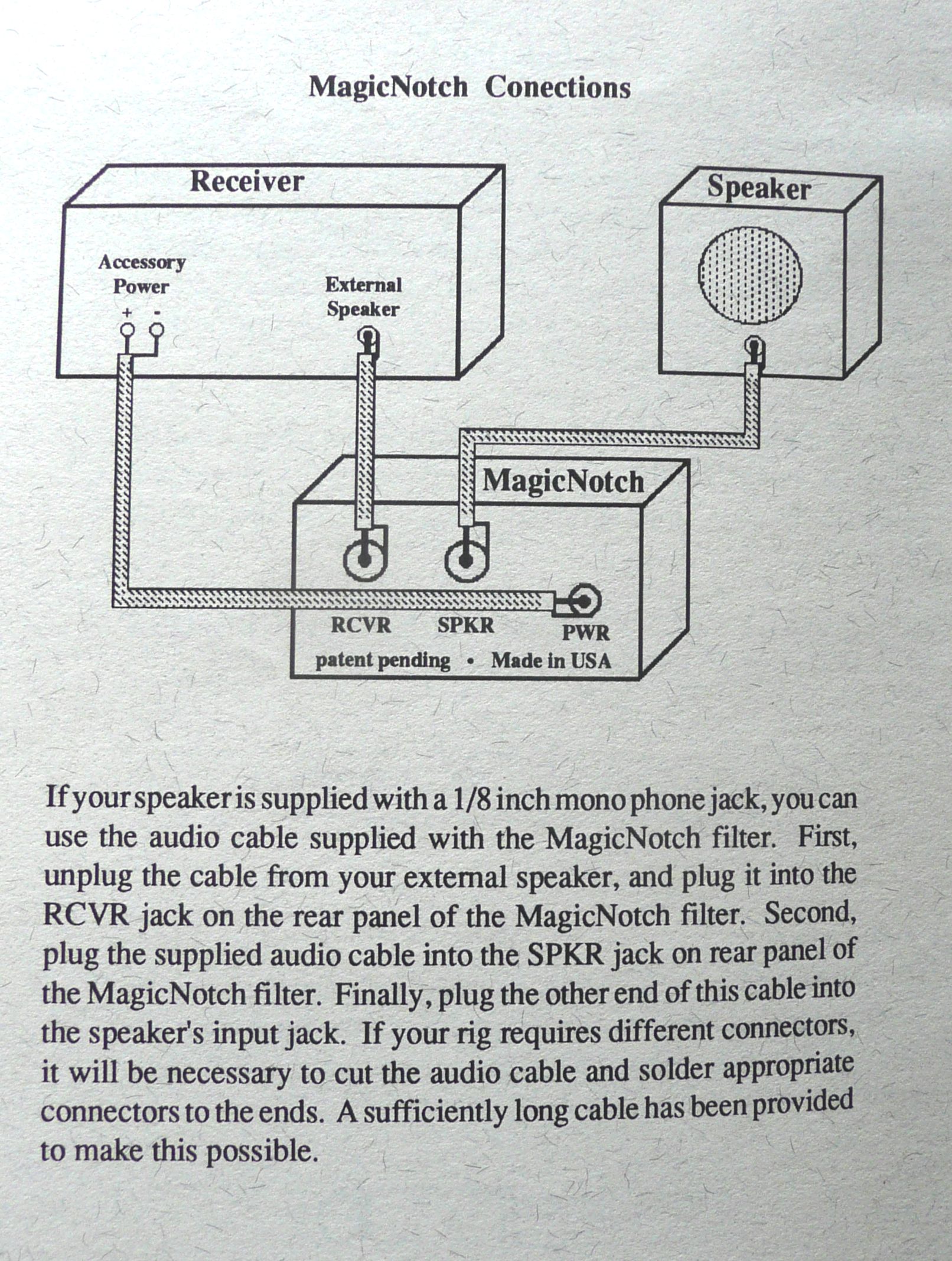 j•Com - MagicNotch Manual